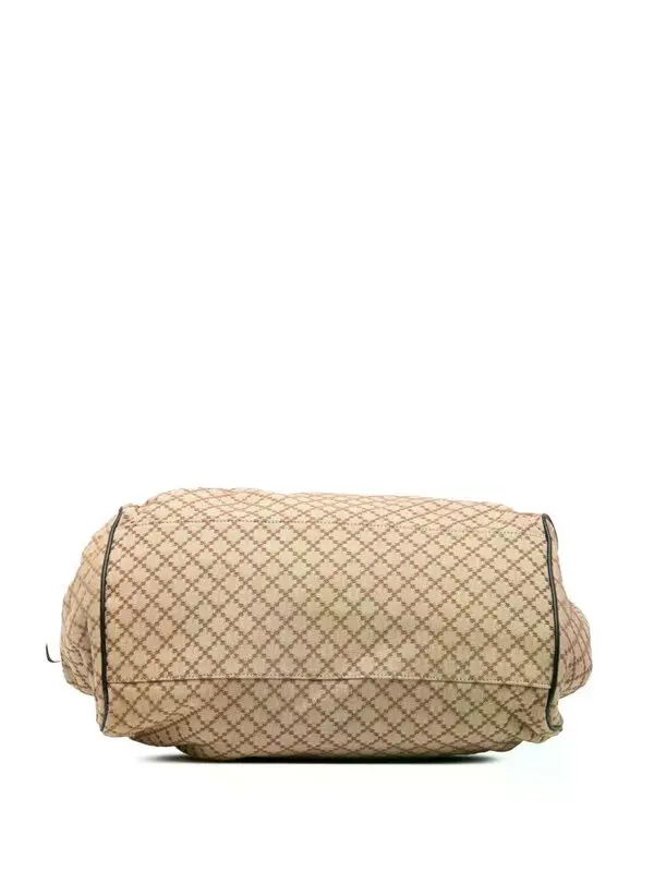 Gucci Diamante Canvas Sukey Satchel