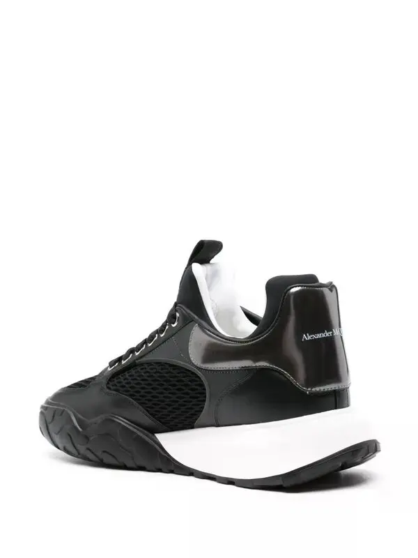 Alexander McQueen Panelled Chunky Sneakers - Black