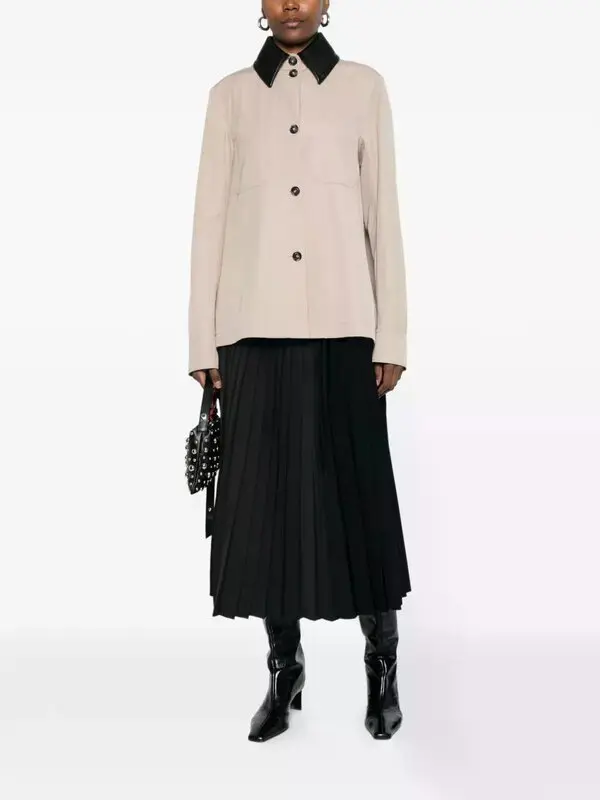 Sportmax Pleated-back Jacket - Neutrals
