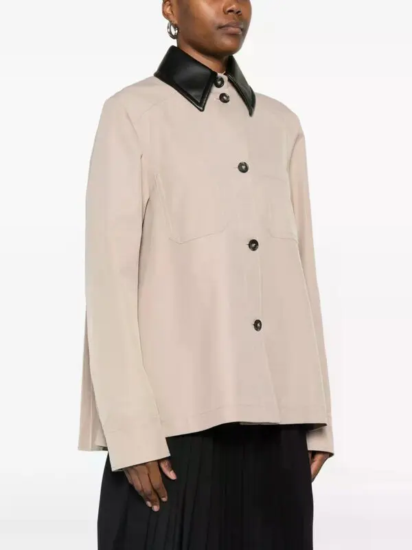 Sportmax Pleated-back Jacket - Neutrals
