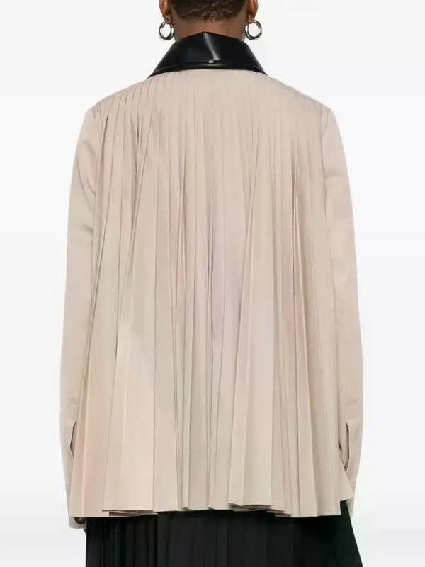 Sportmax Pleated-back Jacket - Neutrals