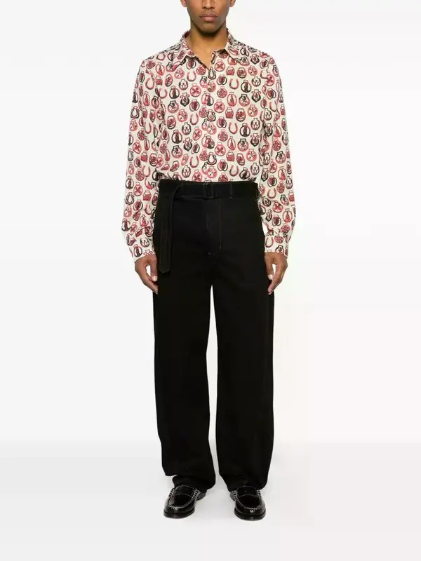 Paul Smith Patterned Shirt - Neutrals