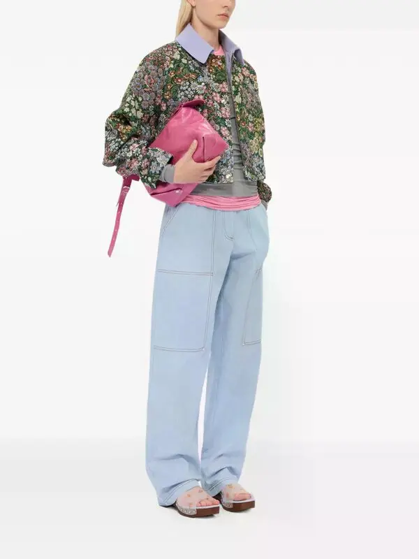 MSGM Long-sleeve Ribbed Top