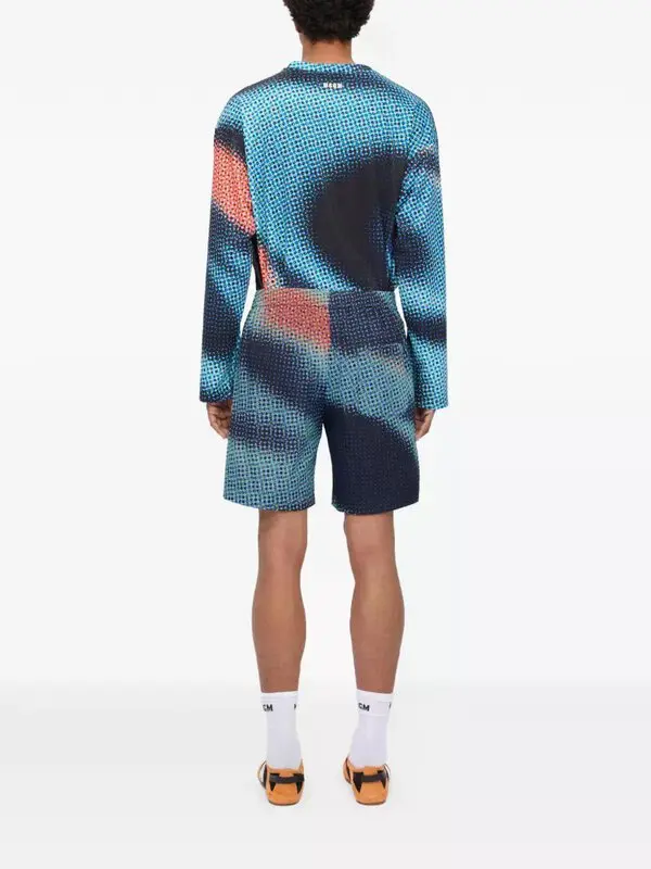 MSGM Printed Shorts