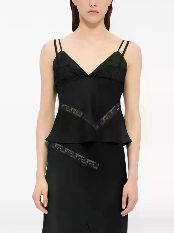 MSGM Lace V-neck Camisole