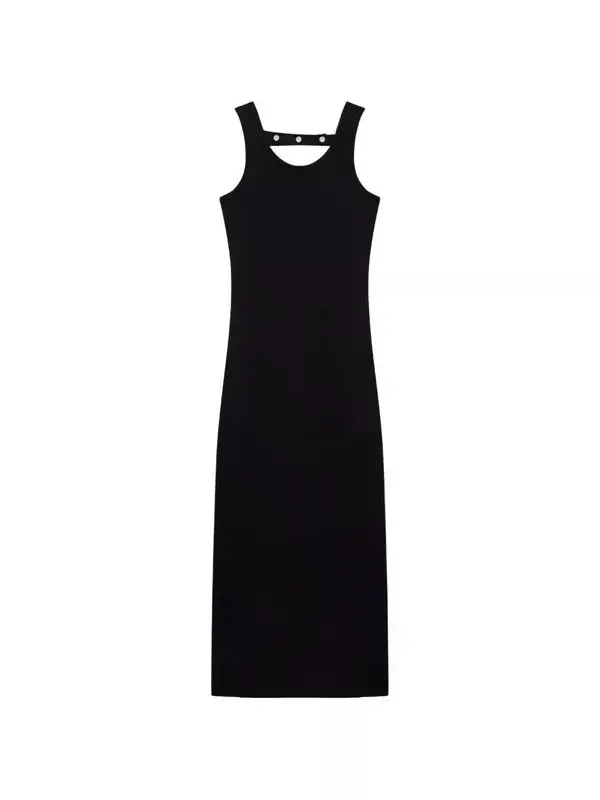 MSGM Stud-detail Midi Dress