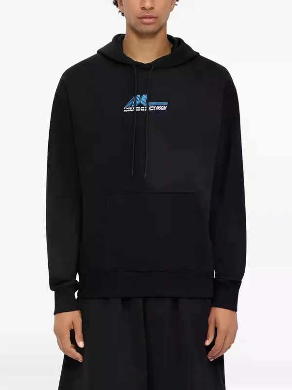 MSGM Graphic Print Hoodie