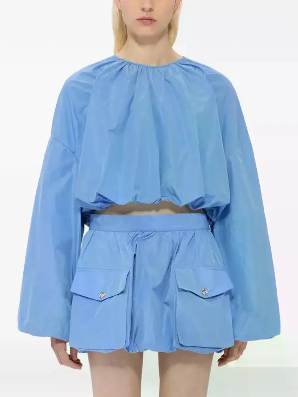 MSGM Crew-neck Blouse - Blue
