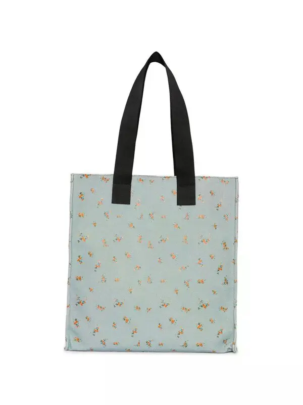 MSGM Floral-print Tote Bag - Blue