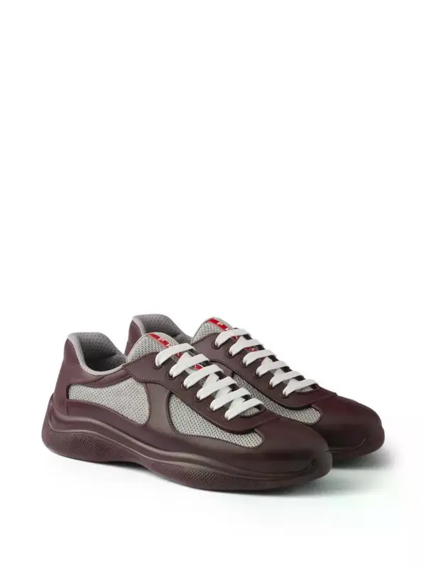 Prada America's Cup Sneakers - Brown