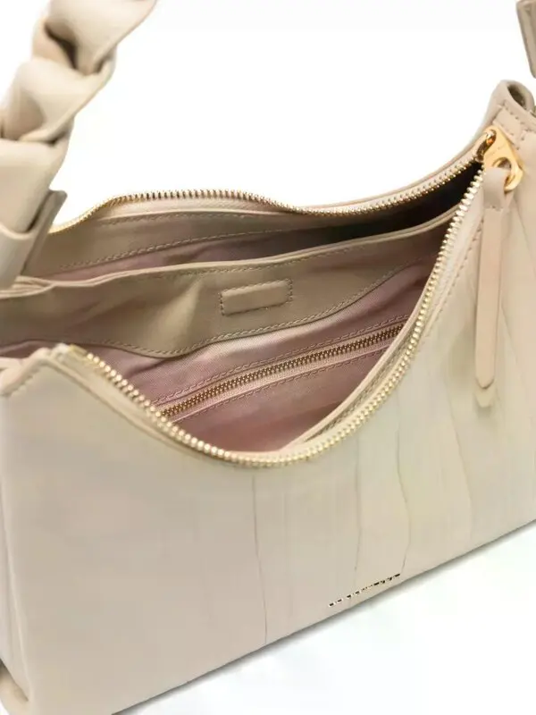 COCCINELLE Boheme Braided-handle Shoulder Bag - Neutrals