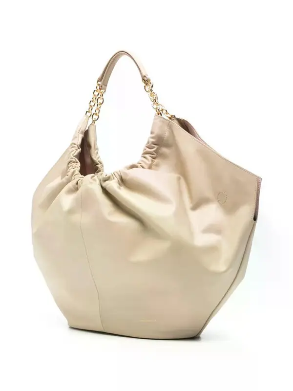 COCCINELLE D-bossed Chain Shoulder Bag - Neutrals