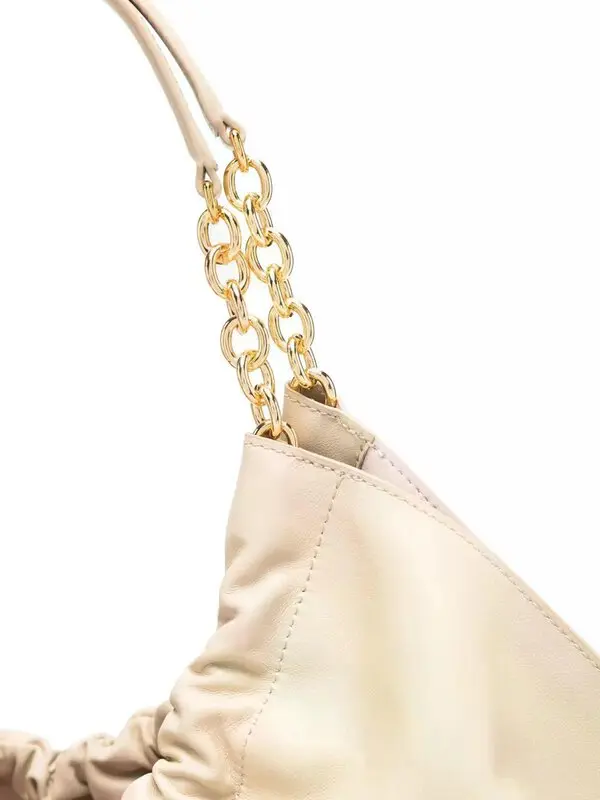 COCCINELLE D-bossed Chain Shoulder Bag - Neutrals