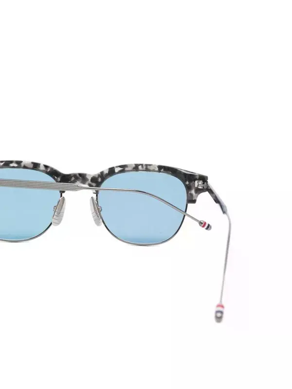 Thom Browne Oval-frame Sunglasses - Grey