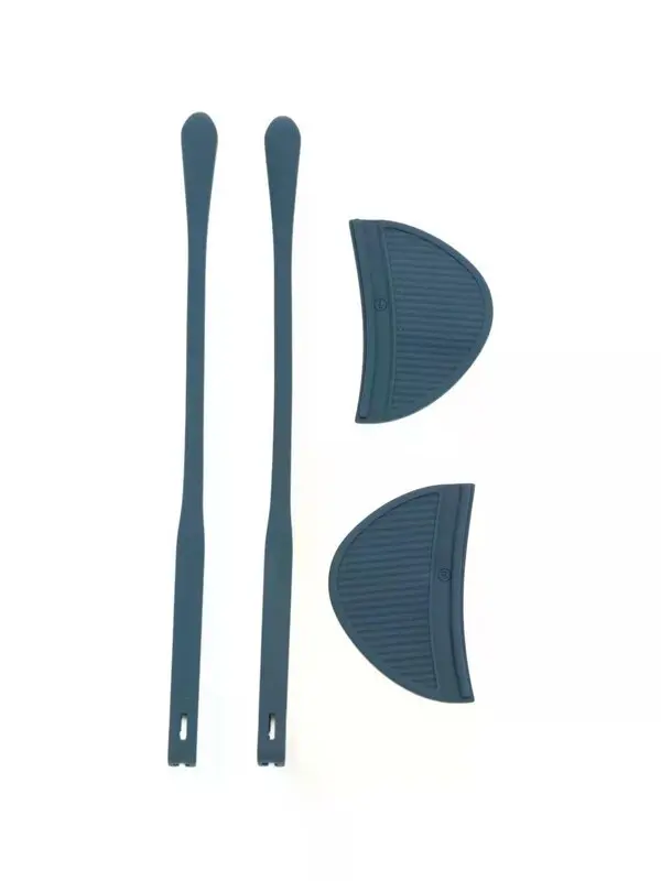 Linda Farrow Ribbed Sunglasses - Blue