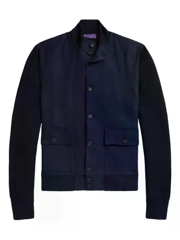 Ralph Lauren Purple Label Button-front Cardigan - Blue