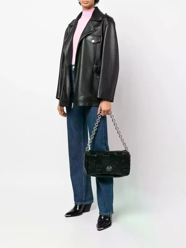 Philipp Plein Hexagon Medium Shoulder Bag