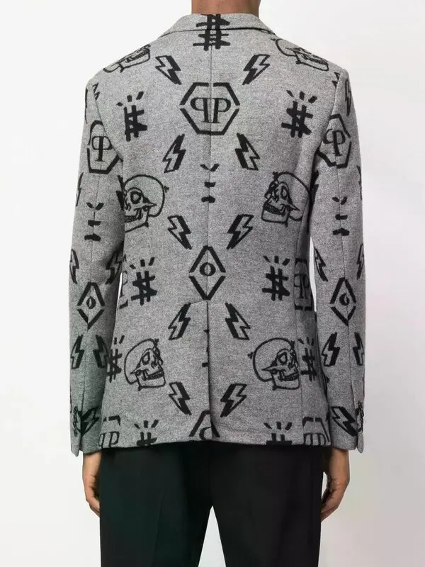 Philipp Plein Graphic-print Blazer