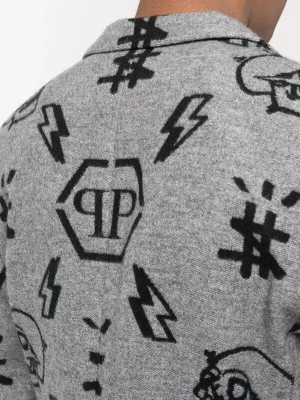 Philipp Plein Graphic-print Blazer