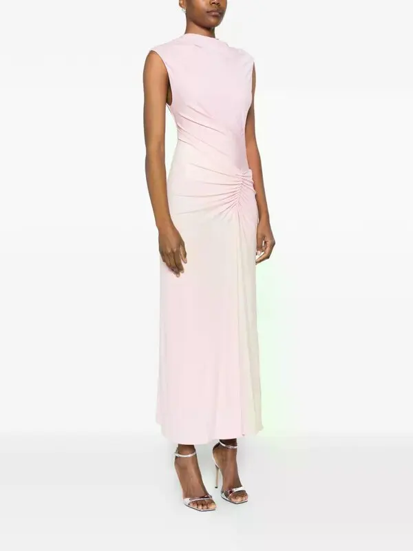 Simkhai Acacia Draped Midi Dress - Pink