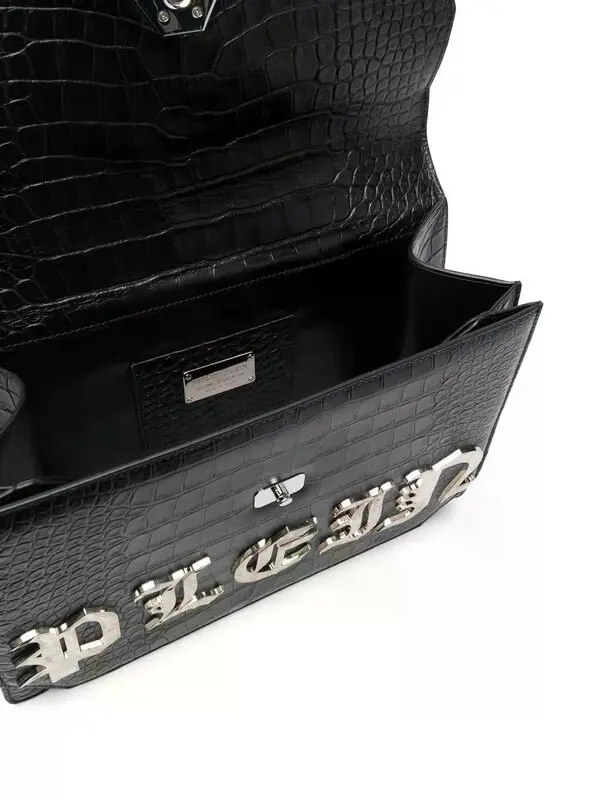 Philipp Plein Leather Tote Bag