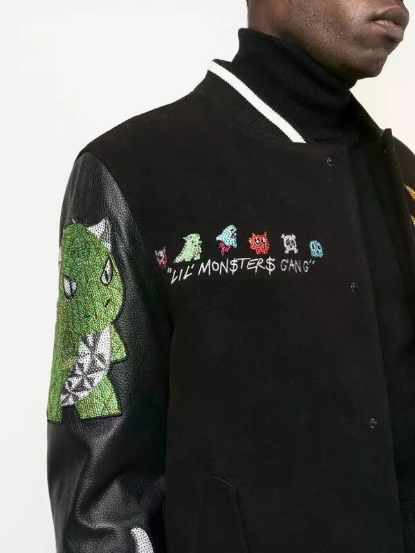 Philipp Plein Patch-detail Varsity Jacket