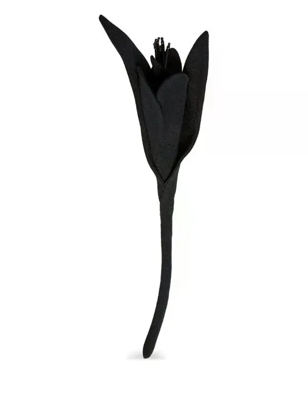 Erdem Flower Brooch - Black