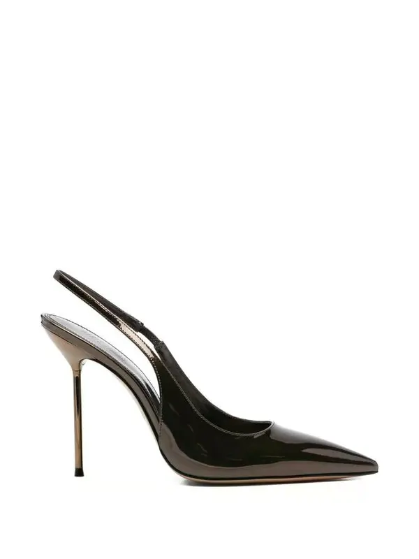Paris Texas Lidia Slingback Pumps - Brown