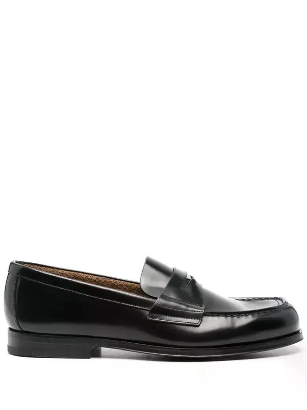 Prada Triangle Logo Loafers - Black