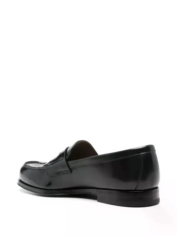 Prada Triangle Logo Loafers - Black