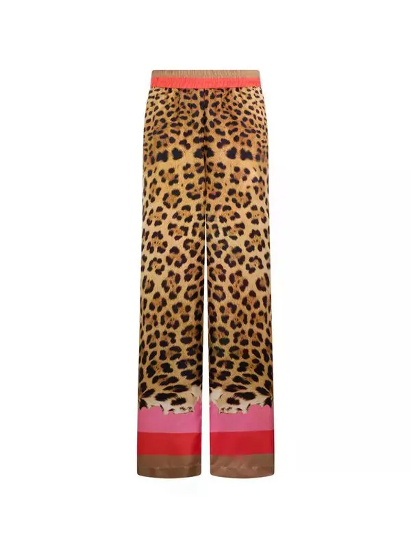 Roberto Cavalli Animal-print Trousers - Neutrals