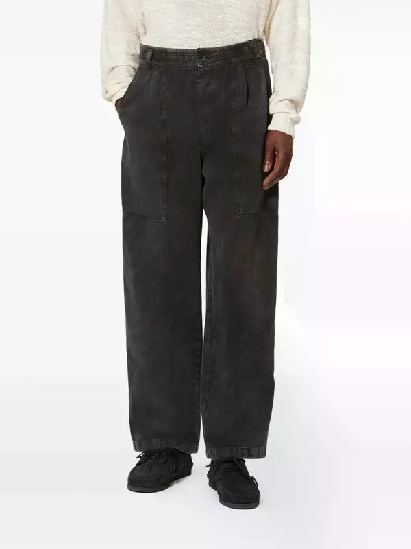 MARANT Ilyan Cotton Trousers - Grey