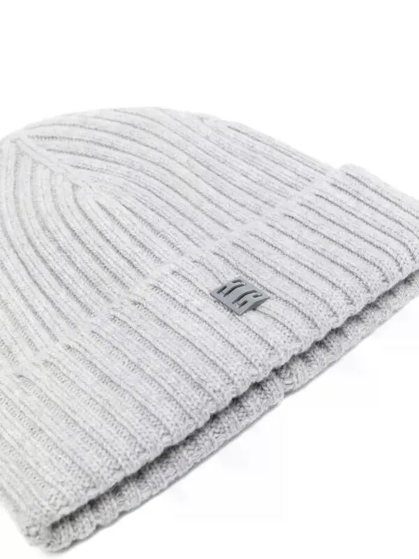 Givenchy Ribbed Beanie Hat With Logo