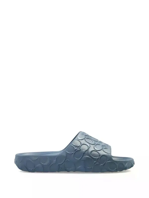 COACH Bay Embossed Slides