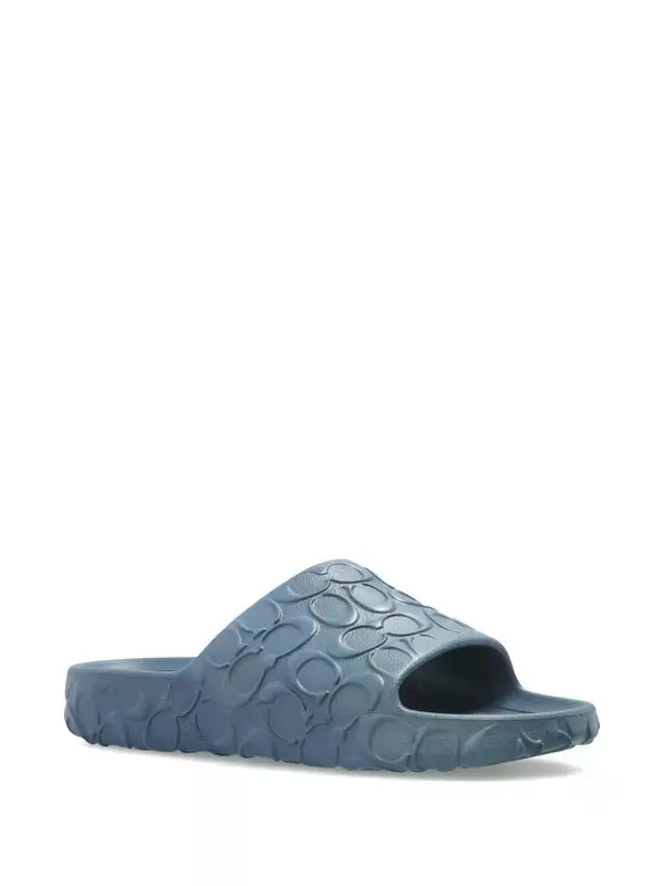 COACH Bay Embossed Slides