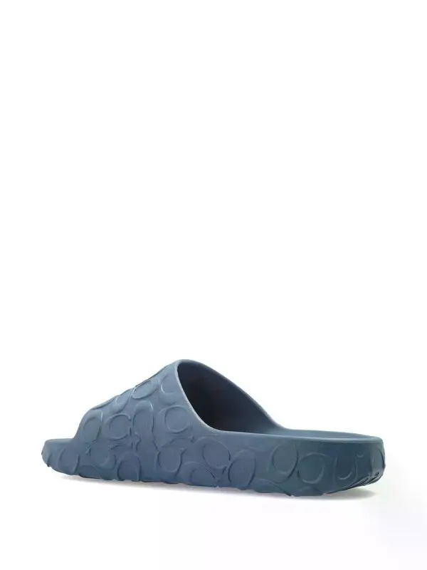 COACH Bay Embossed Slides