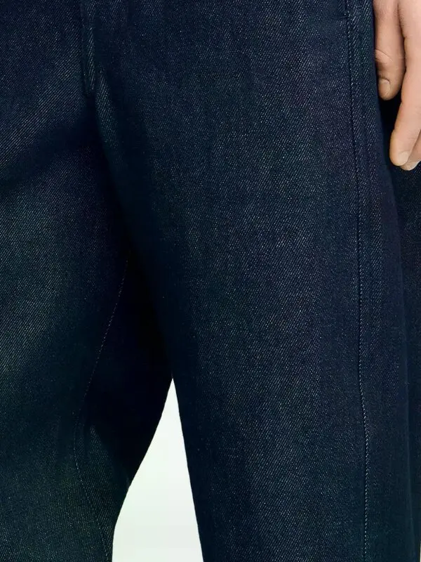 Sandro Raw Denim Barrel Jeans