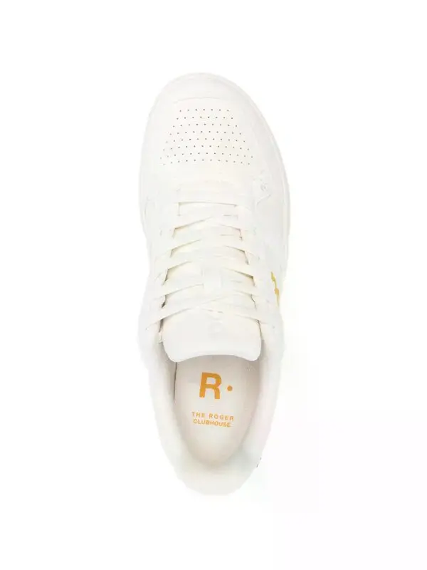 On The Roger Logo-detail Sneakers - Neutrals