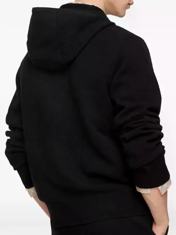Burberry Equestrian Knight Wool Zip Hoodie