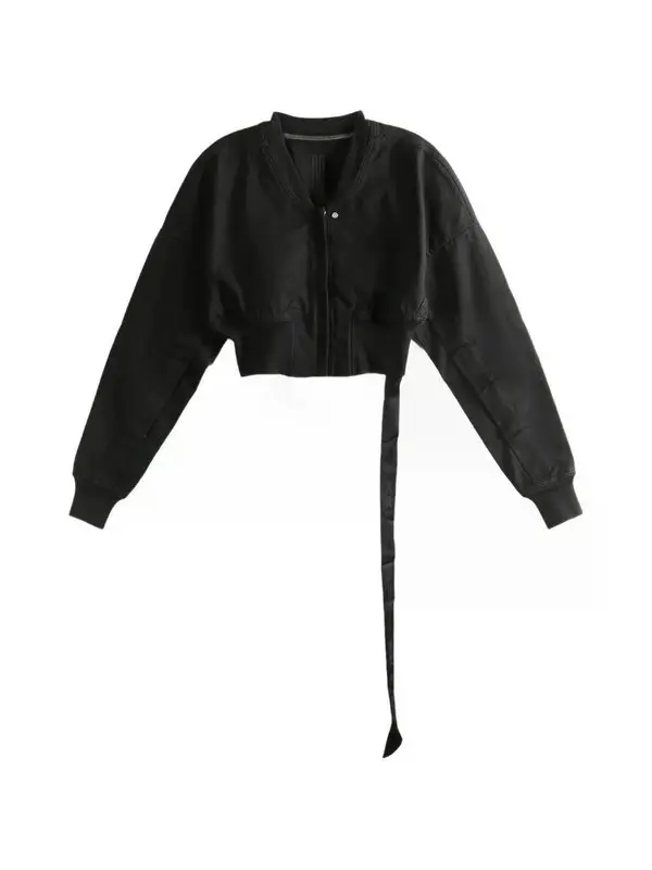 Rick Owens Flight Cropped Jacket - Black