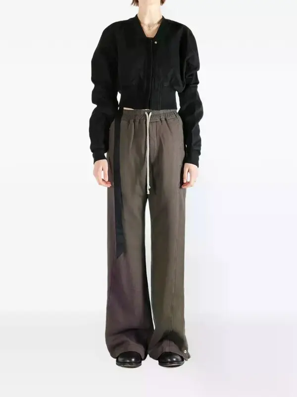Rick Owens Flight Cropped Jacket - Black