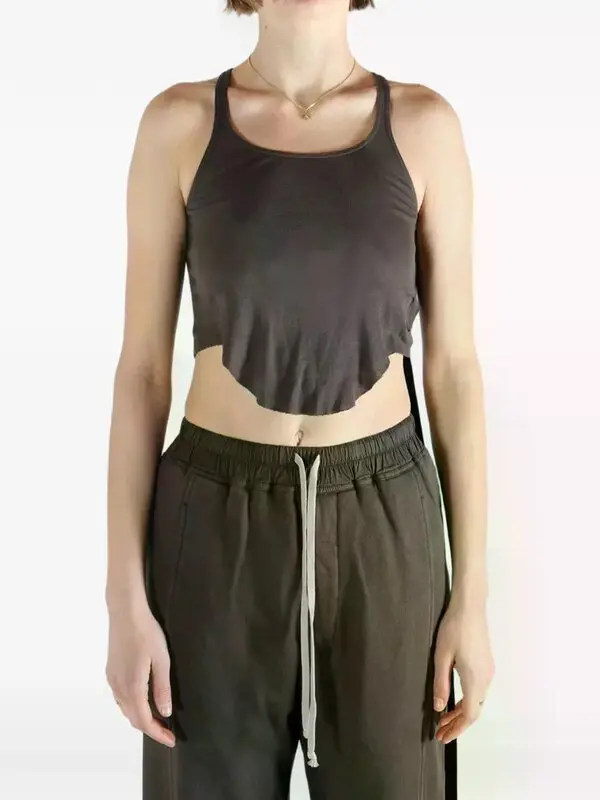 Rick Owens Racerback Crop Top - Brown