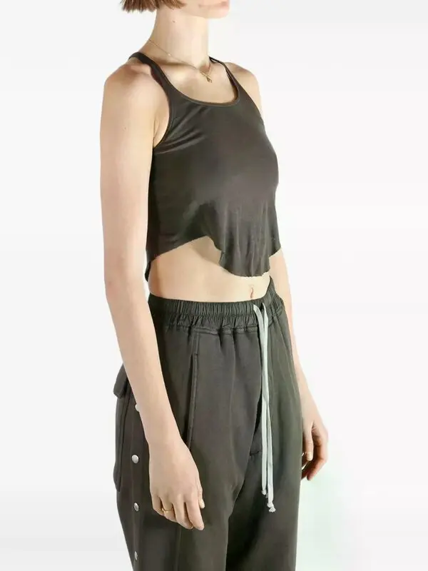 Rick Owens Racerback Crop Top - Brown