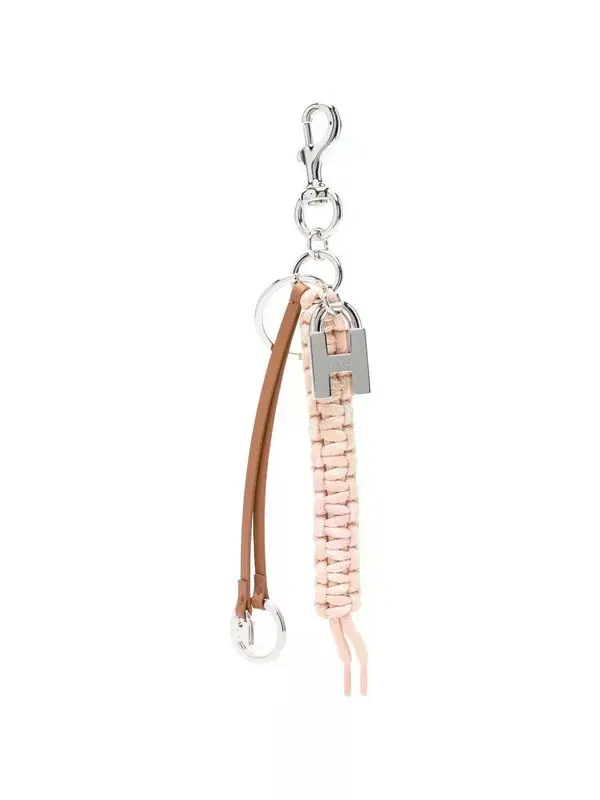 Hogan Metal Charm Keychain - Pink