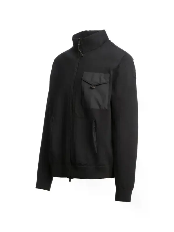 PARAJUMPERS Shetland Zip-up Pocket Cardigan