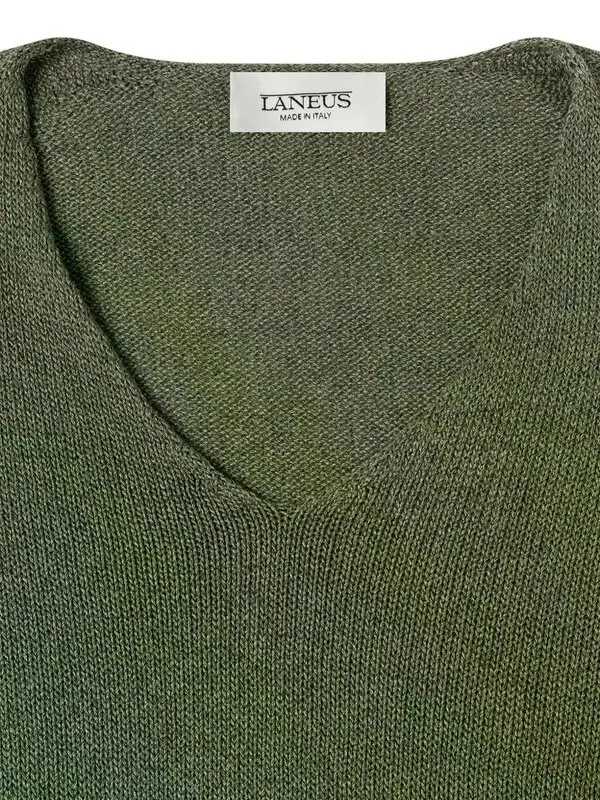 LANEUS V-neck Long-sleeve Jumper