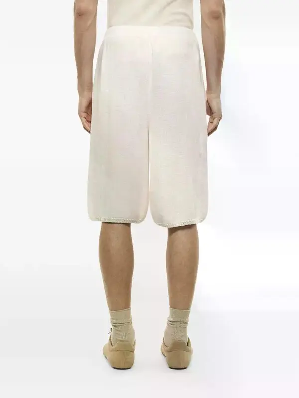 LANEUS Knitted Drawstring Shorts