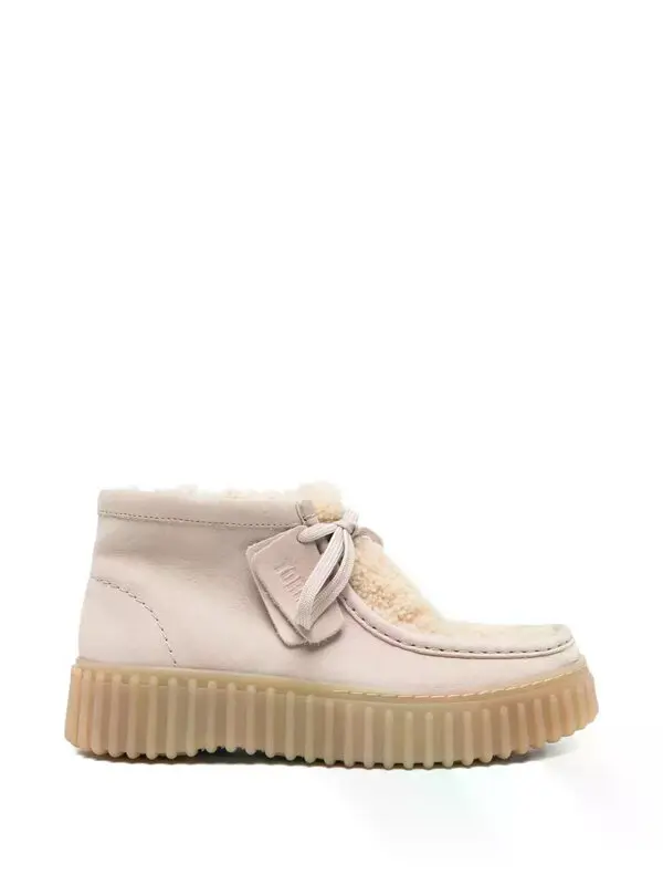 Clarks Torhill Shearling-panel Boots