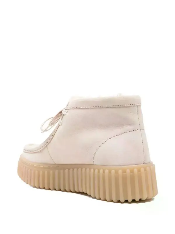 Clarks Torhill Shearling-panel Boots