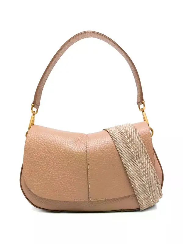 GIANNI CHIARINI Helena Round Leather Shoulder Bag